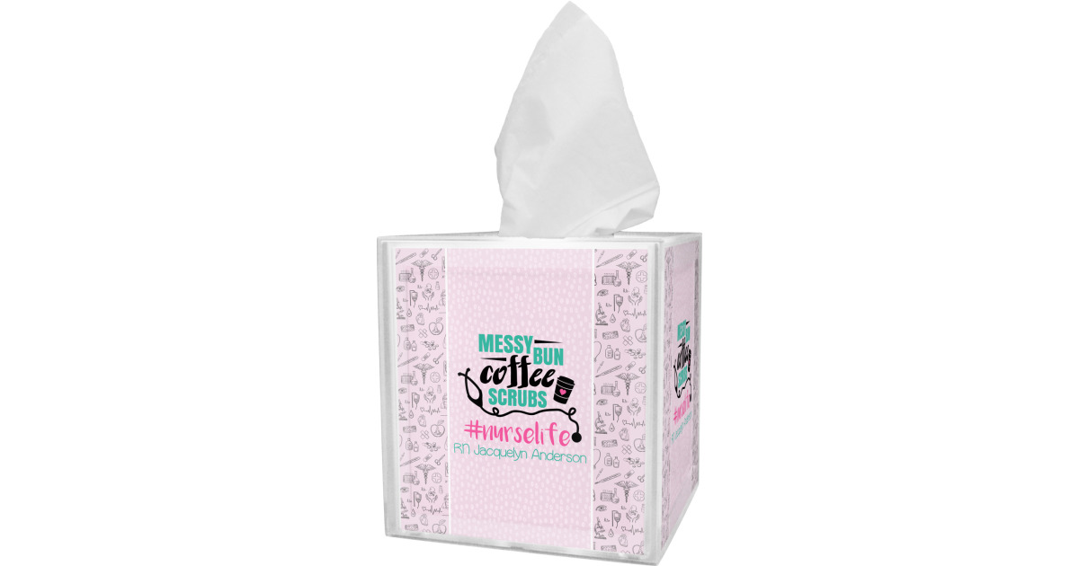 Custom Nursing Quotes Tissue Box Cover (Personalized) | YouCustomizeIt