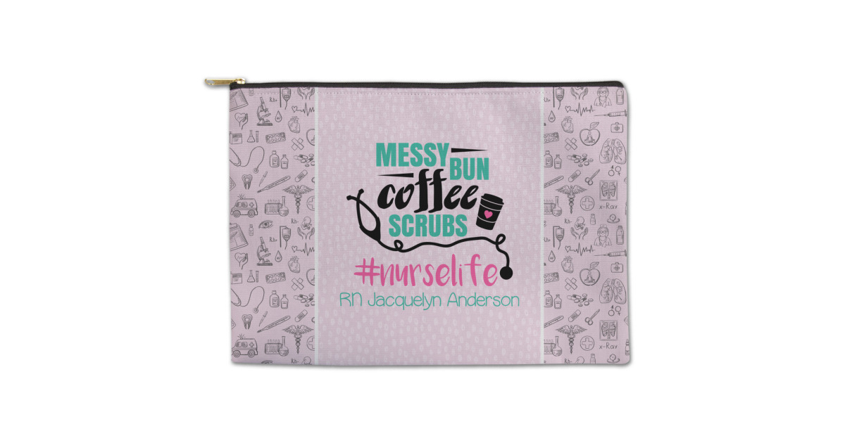 Custom Nursing Quotes Zipper Pouch (Personalized) | YouCustomizeIt