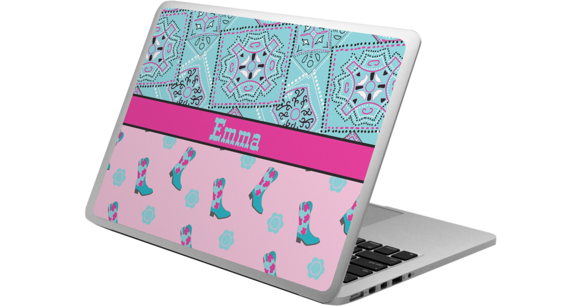 Custom Cowgirl Laptop Skin - Custom Sized (Personalized) | YouCustomizeIt