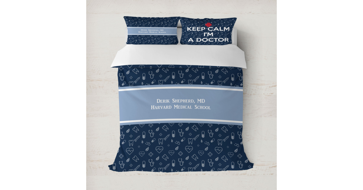 Custom Medical Doctor Duvet Cover (Personalized) | YouCustomizeIt