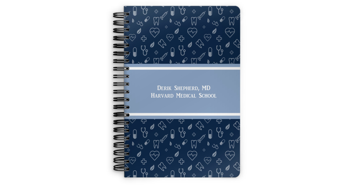 Custom Medical Doctor Spiral Notebook (Personalized) | YouCustomizeIt