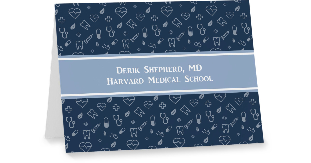 Custom Medical Doctor Note cards (Personalized) | YouCustomizeIt