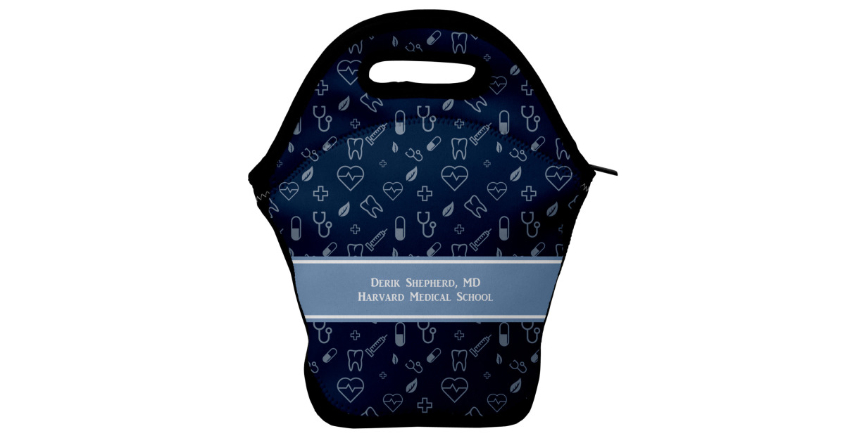 Custom Medical Doctor Lunch Bag w/ Name or Text | YouCustomizeIt