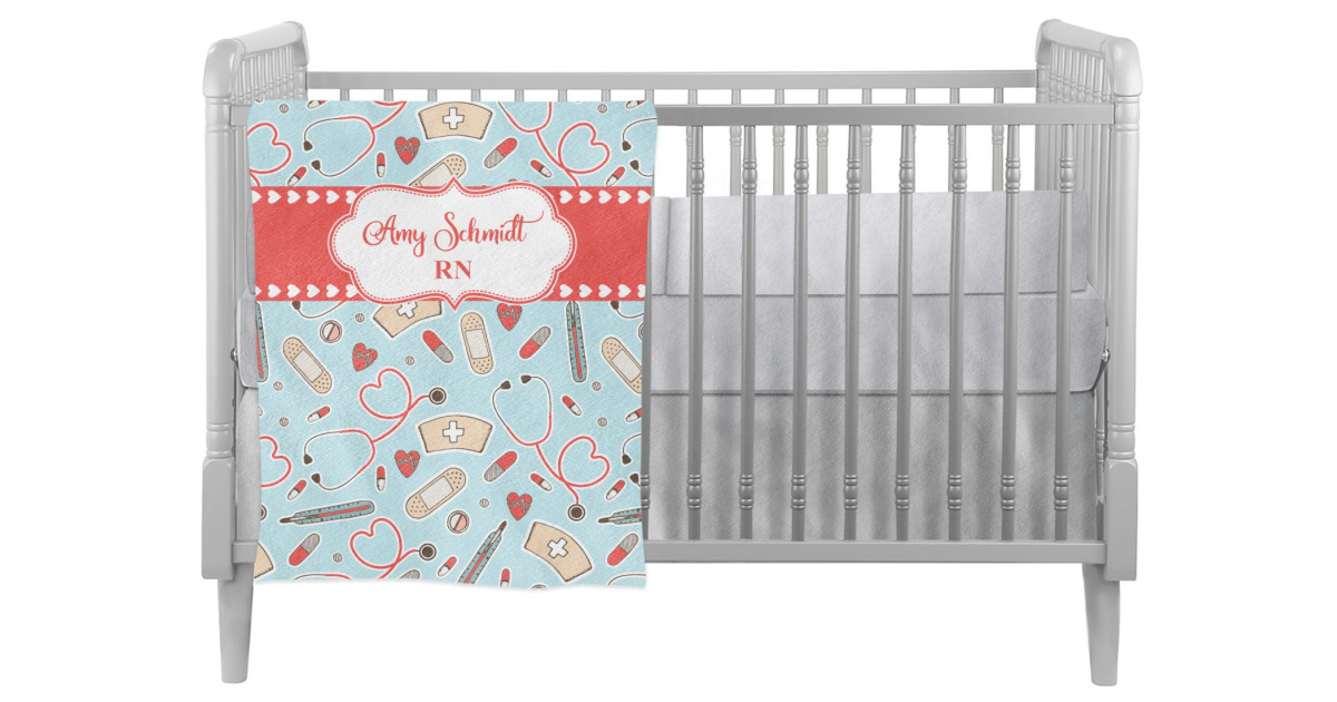 Custom Nurse Crib Comforter / Quilt (Personalized) | YouCustomizeIt