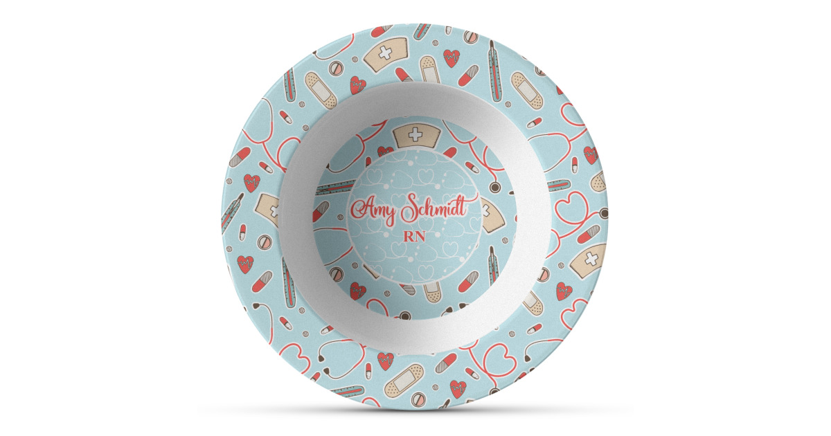 Custom Nurse Plastic Bowl - Microwave Safe - Composite Polymer ...