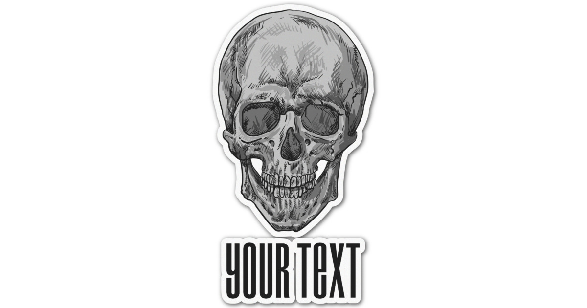 Custom Skulls Graphic Decal - Custom Sizes (Personalized) | YouCustomizeIt