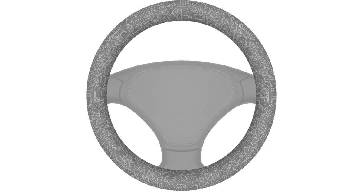 Custom Lawyer / Attorney Avatar Steering Wheel Cover | YouCustomizeIt