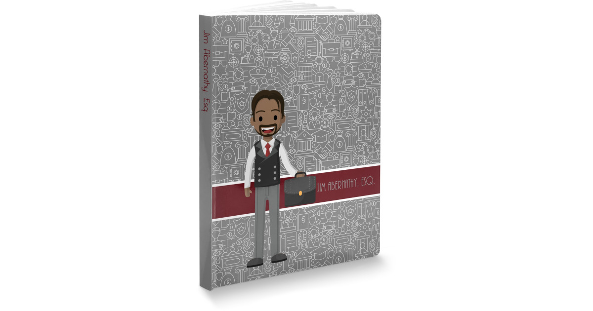 Custom Lawyer / Attorney Avatar Softbound Notebook (Personalized ...