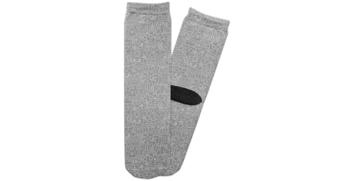 Custom Lawyer / Attorney Avatar Adult Crew Socks | YouCustomizeIt