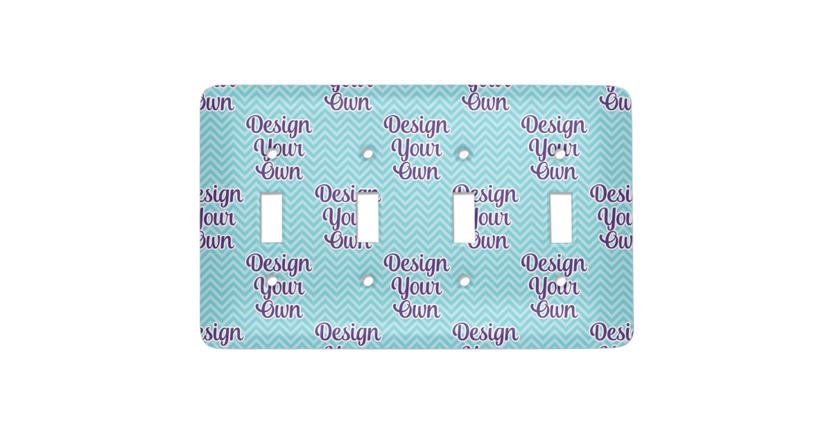 Custom Light Switch Covers - 4 Toggle Plate | Design & Preview Online ...