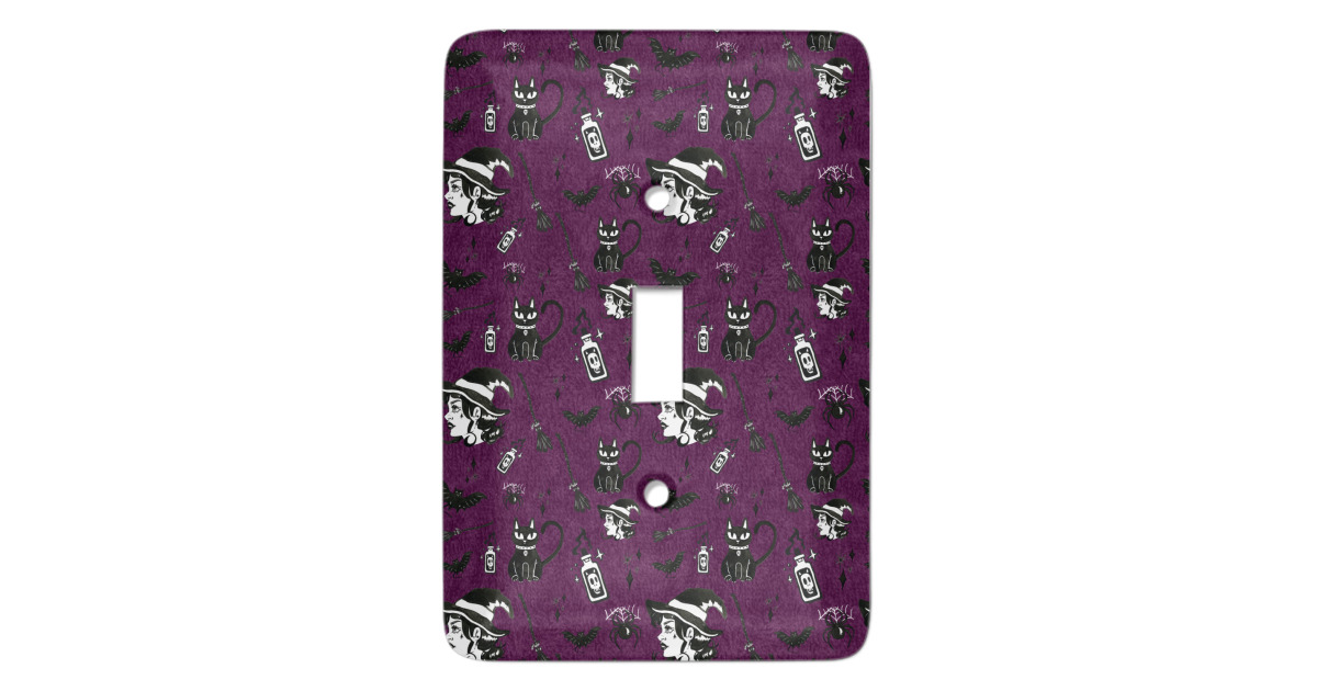Custom Witches On Halloween Light Switch Cover | YouCustomizeIt