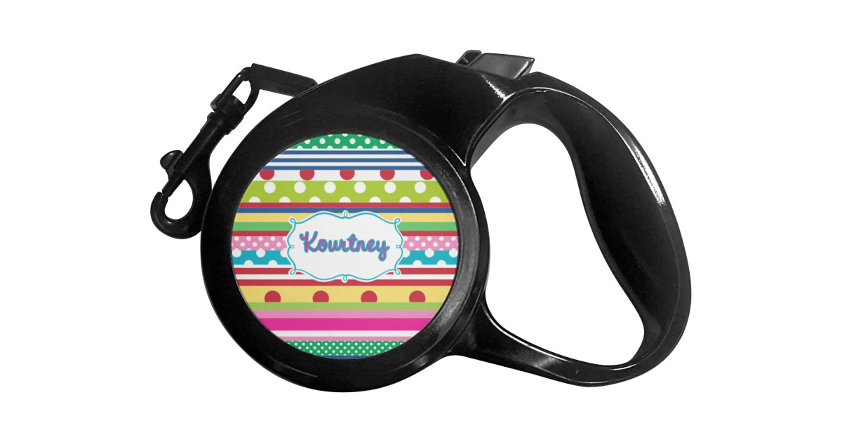 Custom Ribbons Retractable Dog Leash (Personalized) | YouCustomizeIt