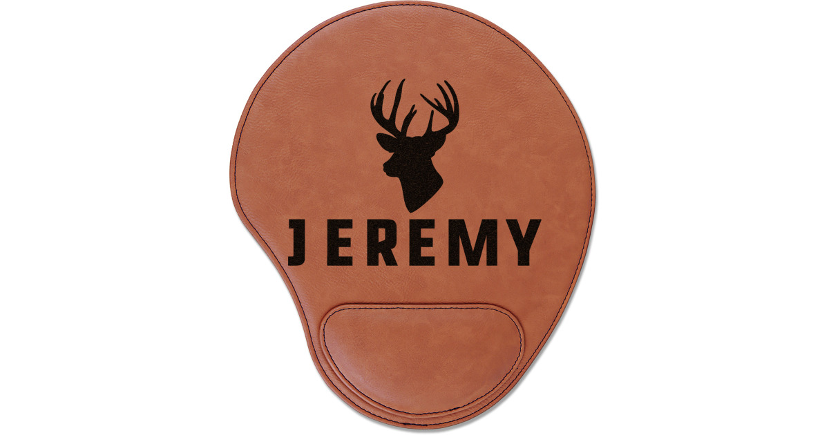 Custom Hunting Camo Leatherette Mouse Pad with Wrist Support ...