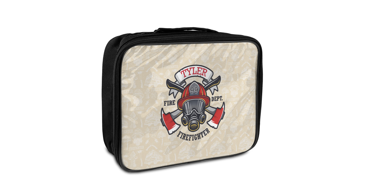 Custom Firefighter Insulated Lunch Bag (Personalized) | YouCustomizeIt