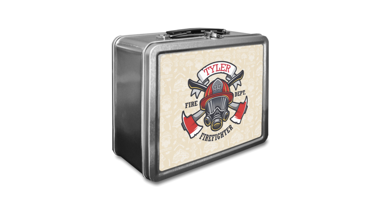 Custom Firefighter Lunch Box (Personalized) | YouCustomizeIt