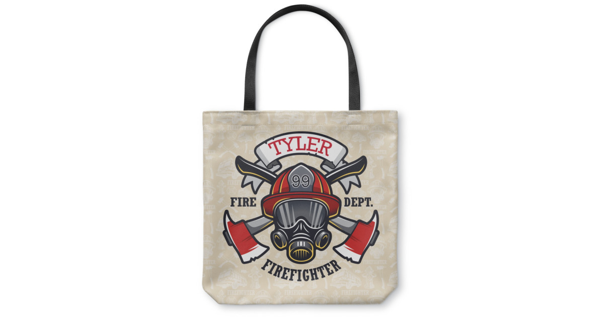 Custom Firefighter Canvas Tote Bag (Personalized) | YouCustomizeIt