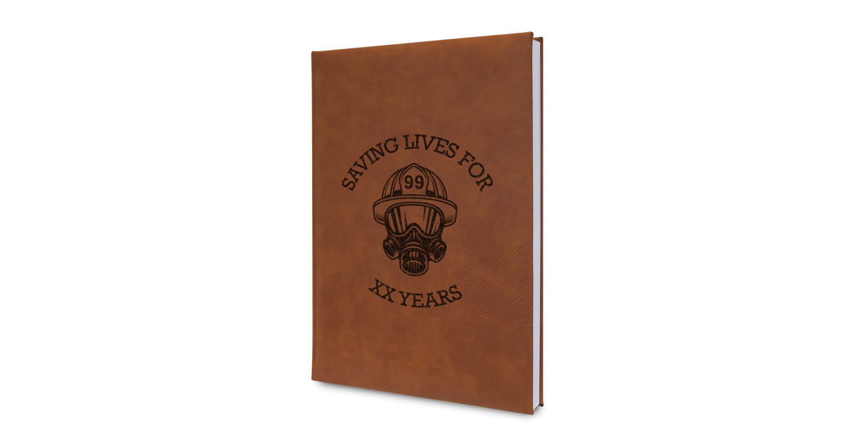 Custom Firefighter Leatherette Journal (Personalized) | YouCustomizeIt