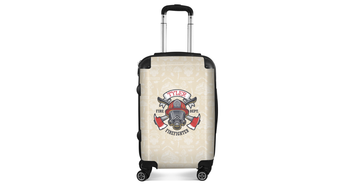 Custom Firefighter Suitcase - 20" Carry On (Personalized) | YouCustomizeIt