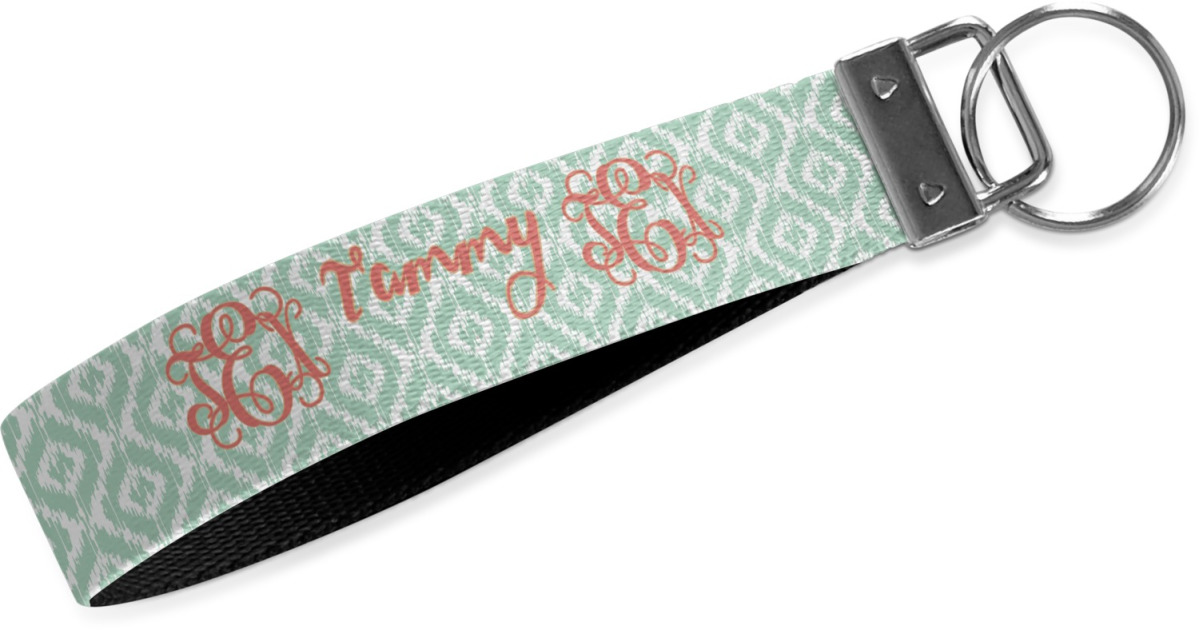 Custom Monogram Webbing Keychain Fob - Large | YouCustomizeIt