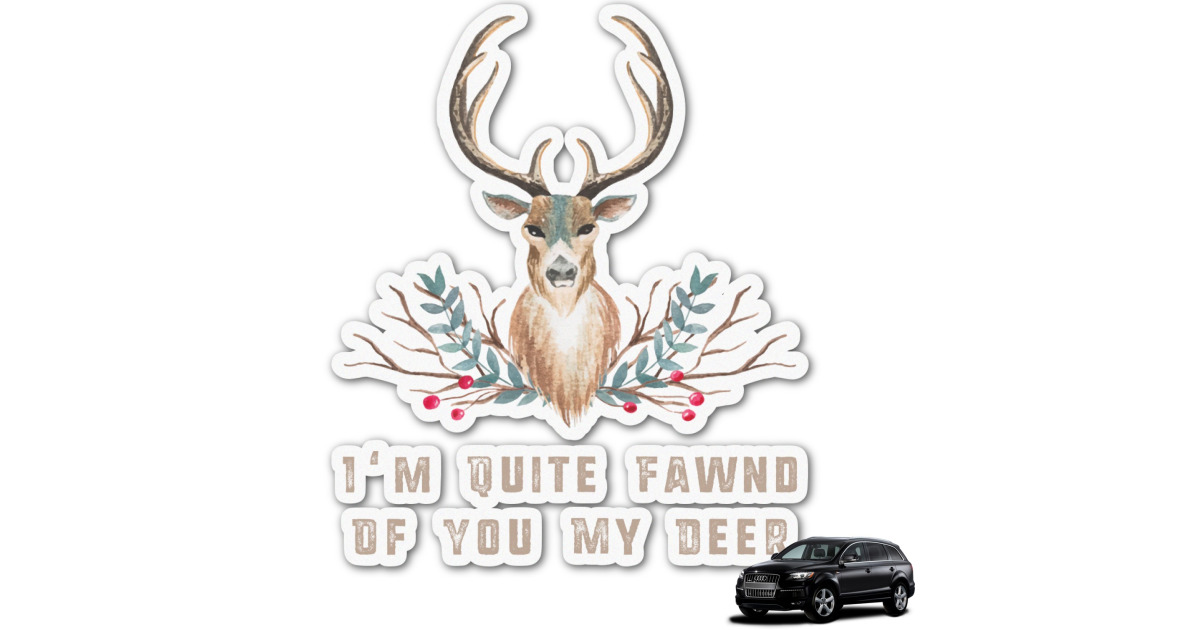 Custom Deer Graphic Car Decal (Personalized) | YouCustomizeIt