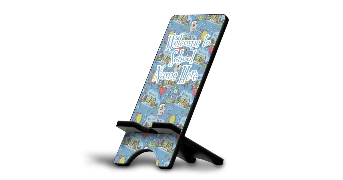 Custom Welcome to School Cell Phone Stand (Personalized) | YouCustomizeIt