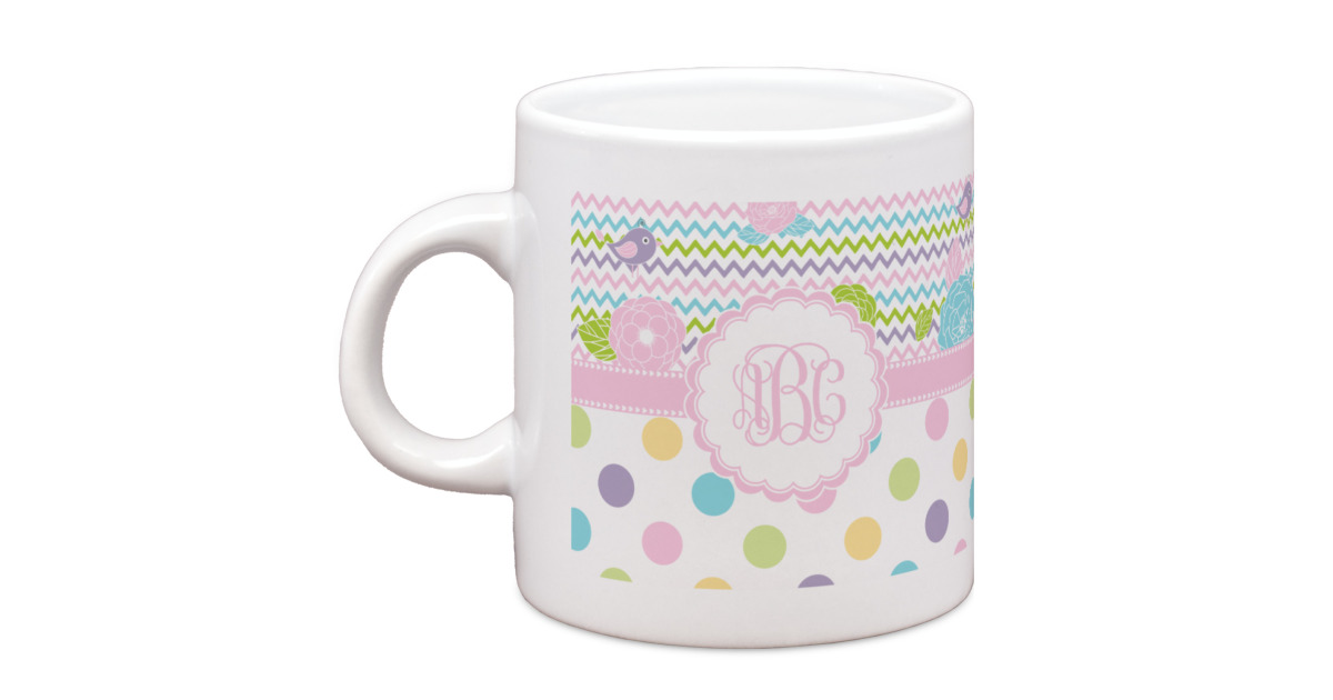 Custom Girly Girl Espresso Cup (Personalized) | YouCustomizeIt