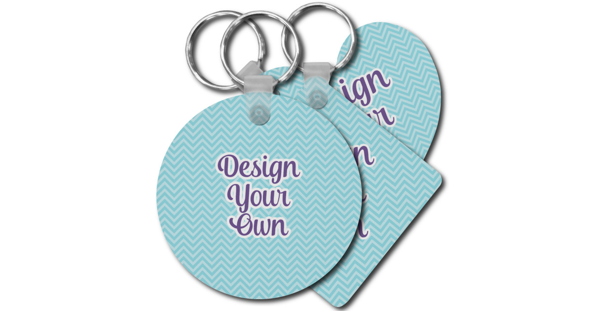 Custom Plastic Keychains | Design & Preview Online | YouCustomizeIt