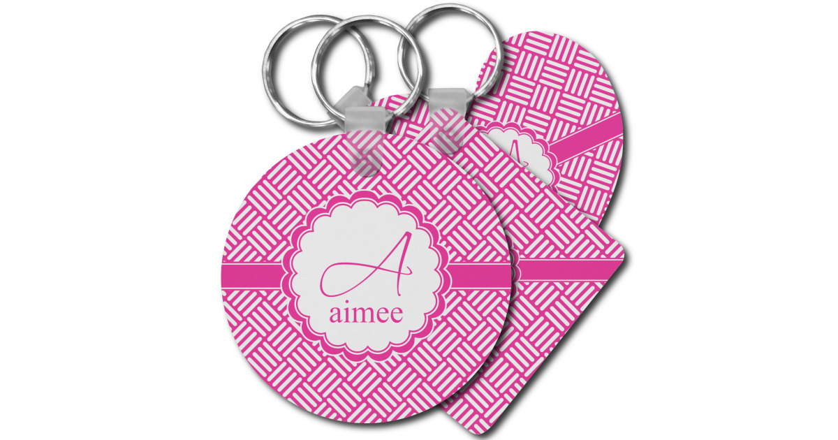 Custom Square Weave Plastic Keychain (Personalized) | YouCustomizeIt