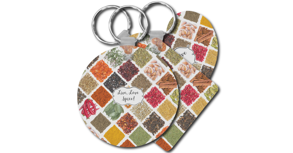 Custom Spices Plastic Keychain | YouCustomizeIt