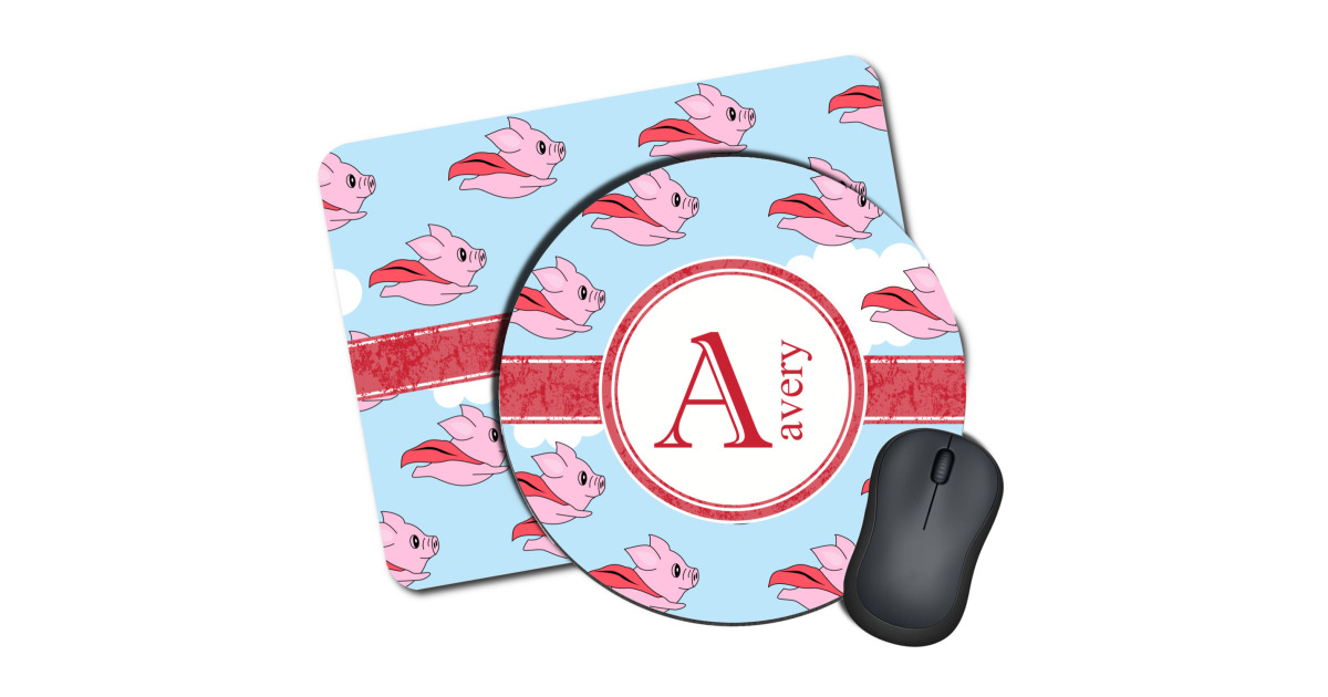 Custom Flying Pigs Mouse Pad (Personalized) | YouCustomizeIt