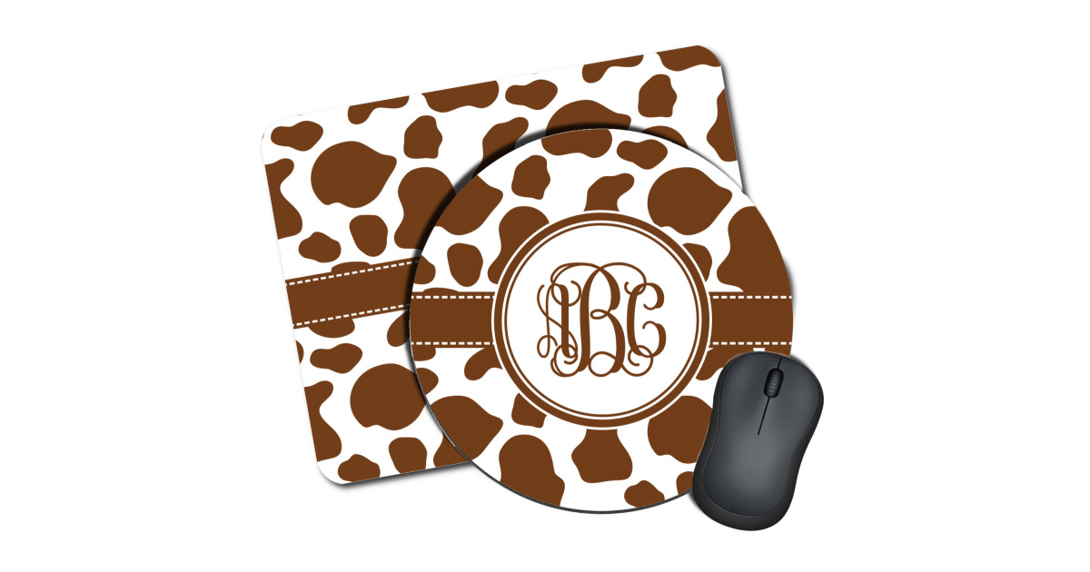 Custom Cow Print Mouse Pad (Personalized) | YouCustomizeIt