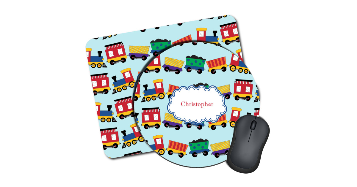 Custom Trains Mouse Pad (Personalized) | YouCustomizeIt