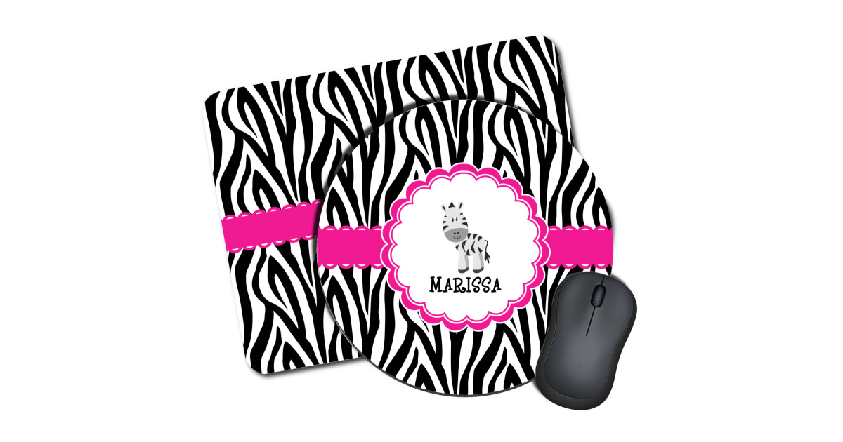 Custom Zebra Mouse Pad (Personalized) | YouCustomizeIt