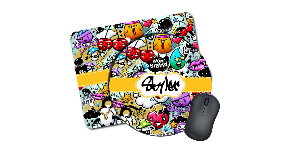 Custom Graffiti Mouse Pad (Personalized) | YouCustomizeIt