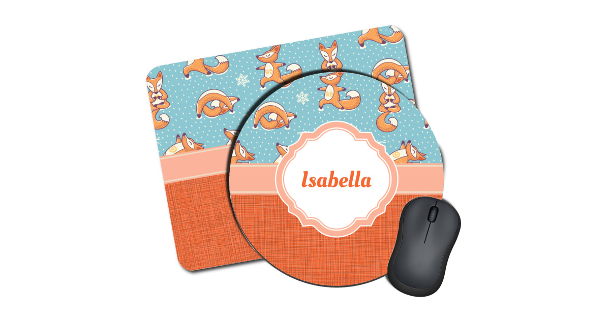 Custom Foxy Yoga Mouse Pad (Personalized) | YouCustomizeIt