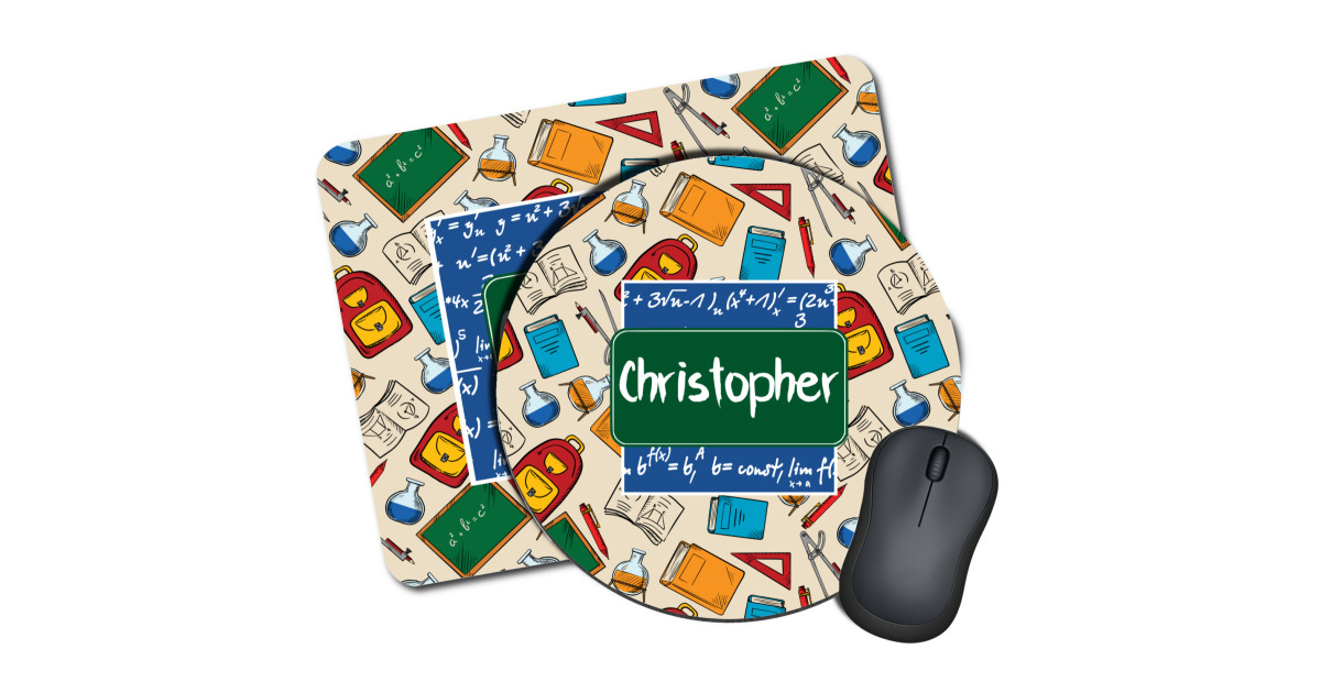 Custom Math Lesson Mouse Pad (Personalized) | YouCustomizeIt
