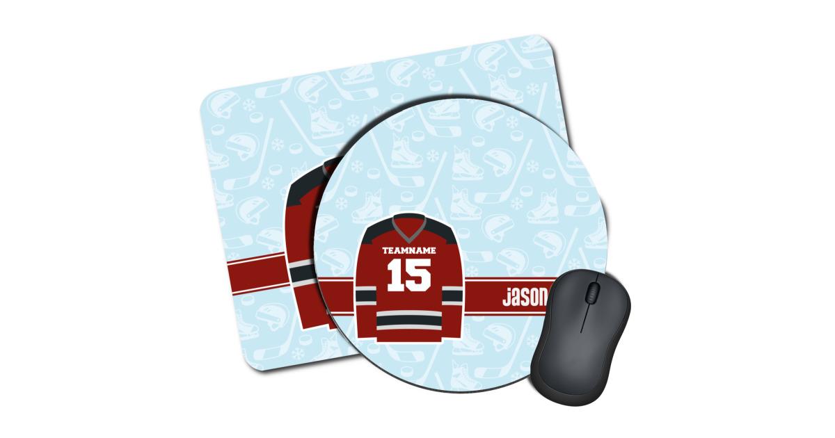 Custom Hockey Mouse Pad (Personalized) | YouCustomizeIt