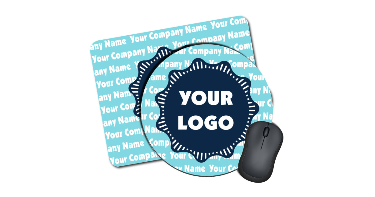 Custom Logo & Company Name Mouse Pad | YouCustomizeIt