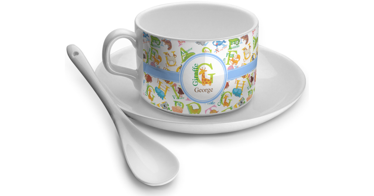 Custom Animal Alphabet Tea Cup (Personalized) | YouCustomizeIt