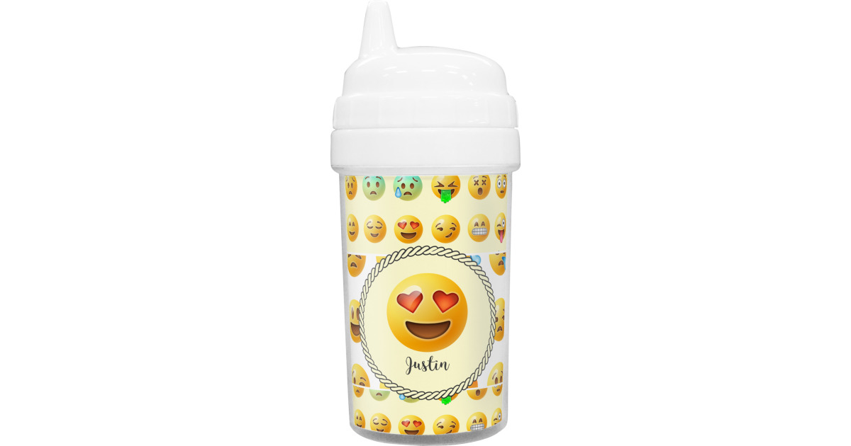 Custom Emojis Sippy Cup (Personalized) | YouCustomizeIt
