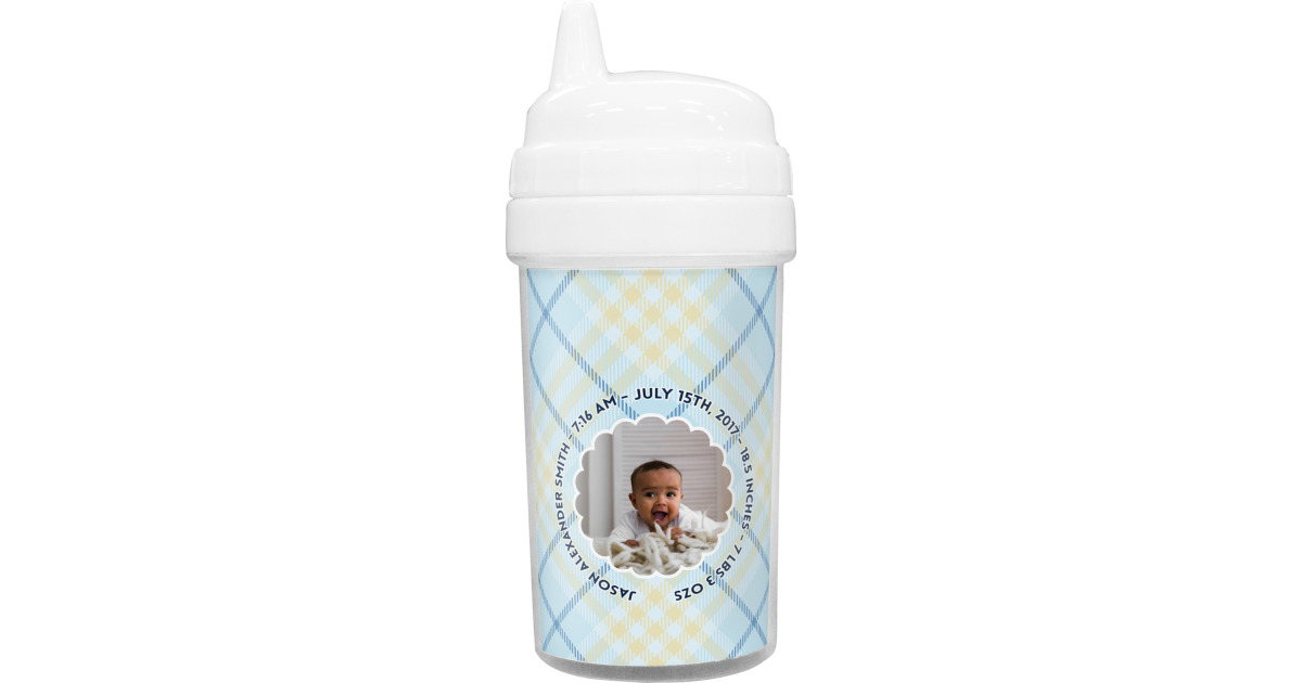 Custom Baby Boy Photo Sippy Cup (Personalized) | YouCustomizeIt