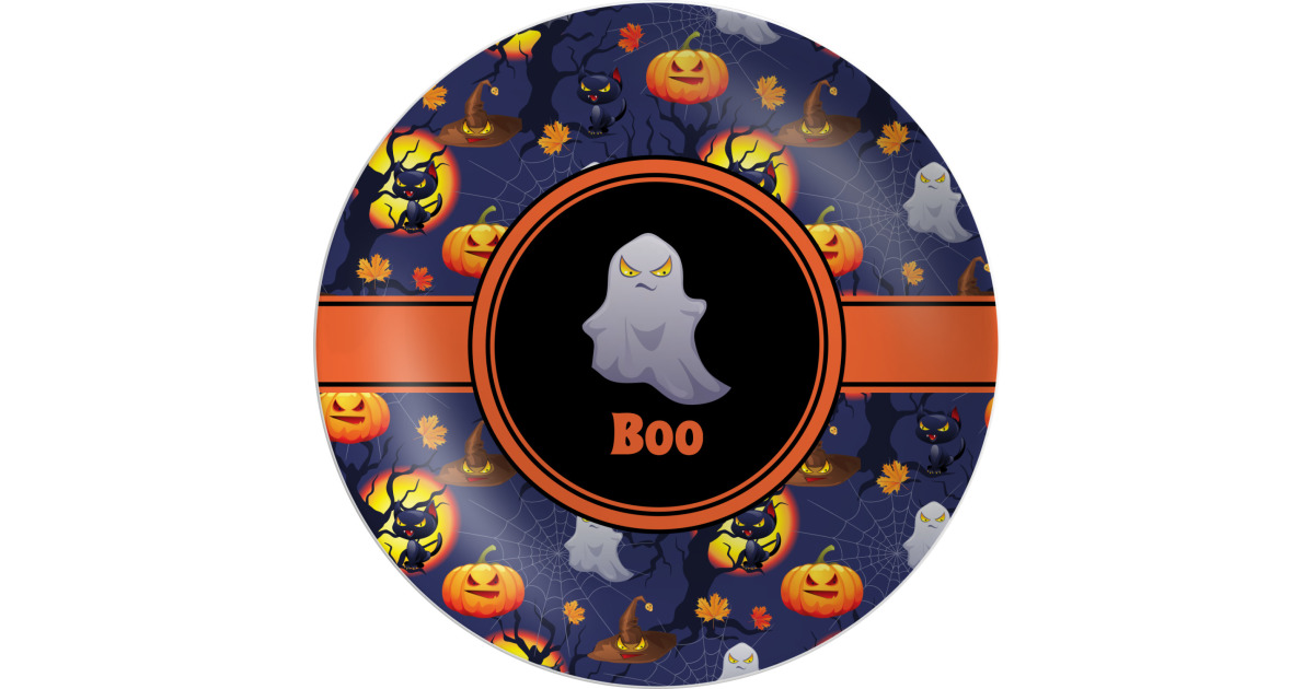 Custom Halloween Night Melamine Plate (Personalized) | YouCustomizeIt