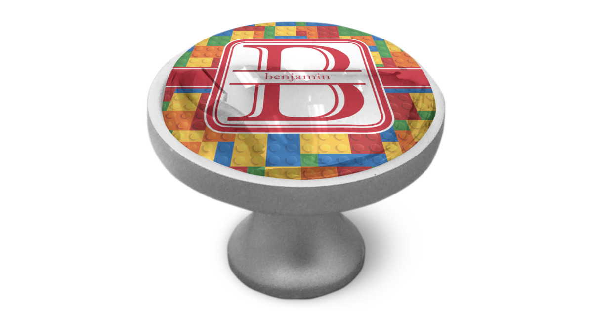 Custom Building Blocks Cabinet Knob (Personalized) | YouCustomizeIt