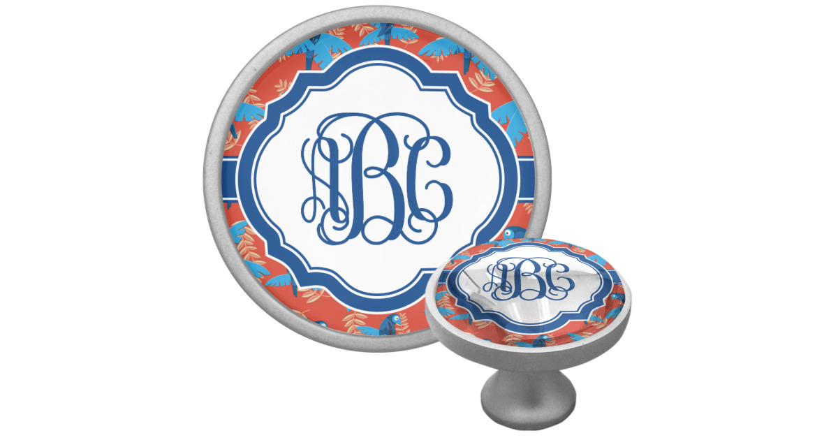 Custom Blue Parrot Cabinet Knob (Personalized) | YouCustomizeIt