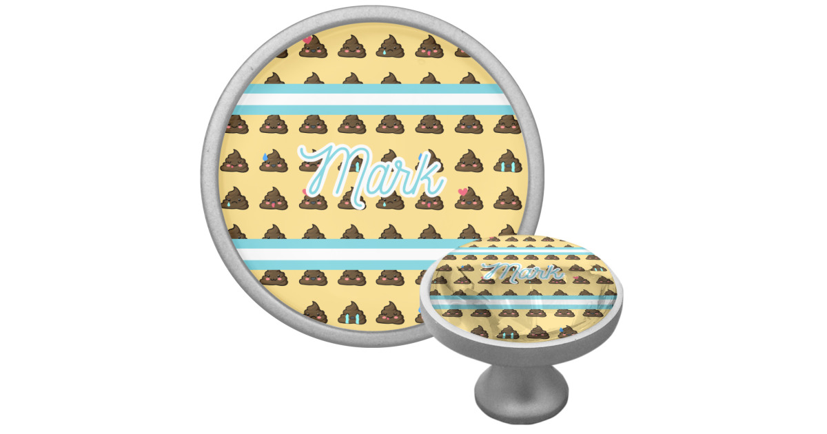 Custom Poop Emoji Cabinet Knob (Personalized) | YouCustomizeIt