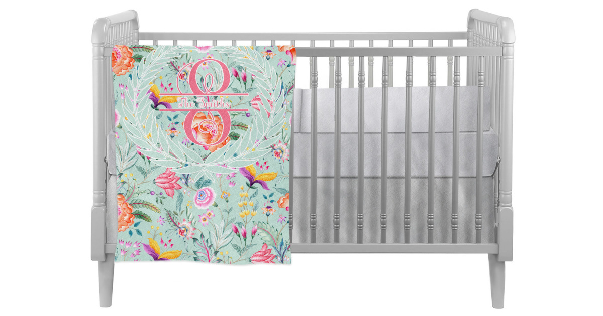 Custom Exquisite Chintz Crib Comforter / Quilt (Personalized ...