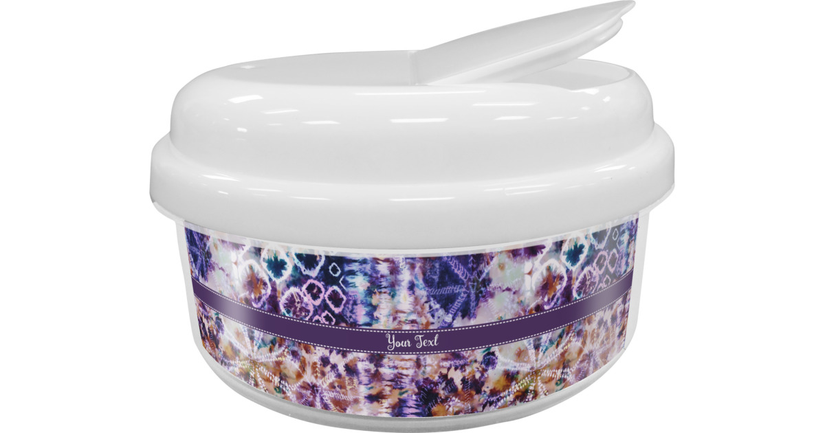 Custom Tie Dye Snack Container (Personalized) | YouCustomizeIt