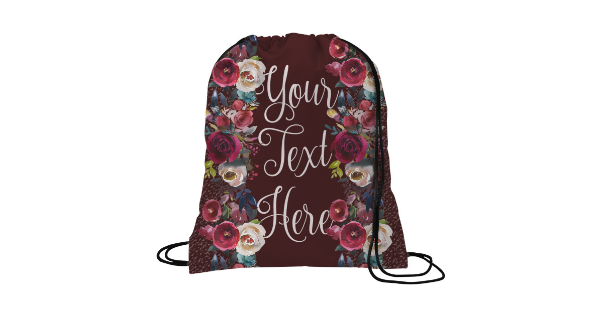 Custom Boho Drawstring Backpack (Personalized) | YouCustomizeIt