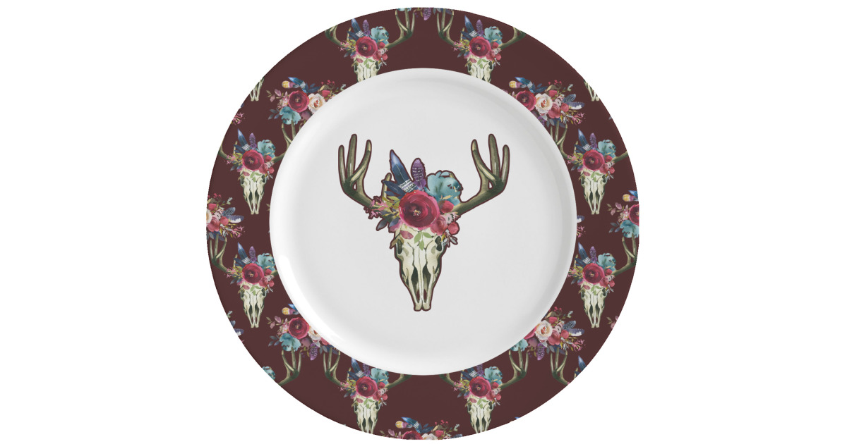 Custom Boho Ceramic Dinner Plates (Set of 4) | YouCustomizeIt