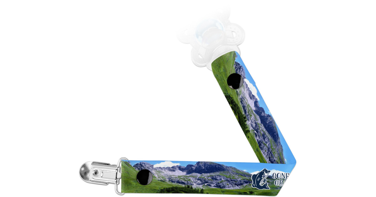 Custom Gone Fishing Pacifier Clip (Personalized) | YouCustomizeIt
